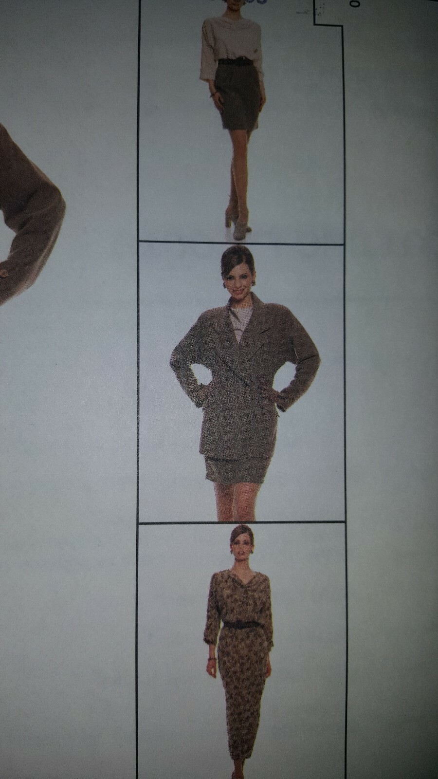 McCalls NYNY Collection Pattern 7871 Kimono Jacket Blouse Skirt Size 12 ...