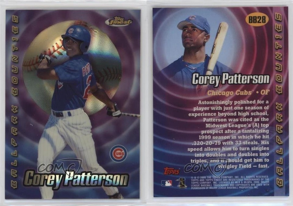 2000 Topps Finest Ballpark Bounties Corey Patterson #BB28 0j4n | eBay