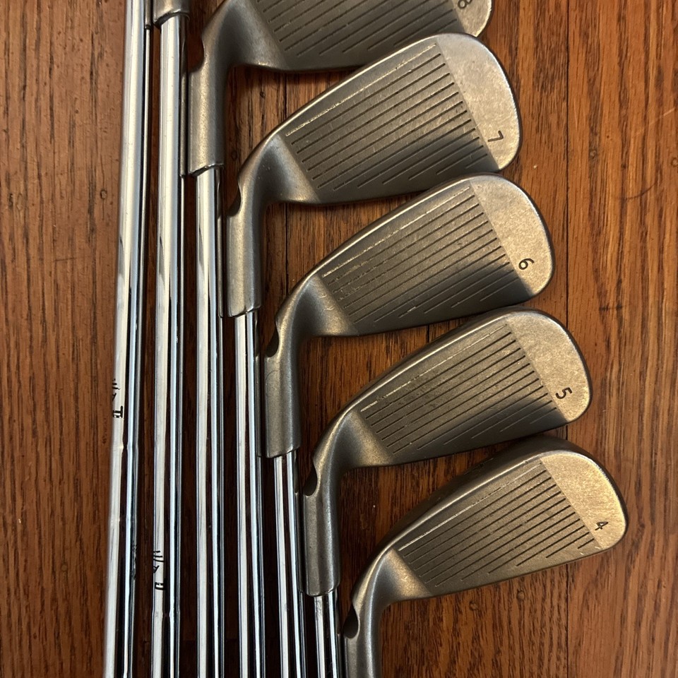 Used Ping G10 Black Dot Iron Set 4-PW Ping AWT Stiff Flex Steel Shafts ...