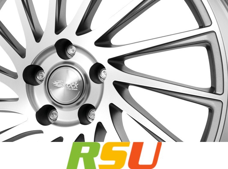 Brock B39 ferric grey voll-poliert 7.5x18" ET38 LK4 100 ML 63.4 ...