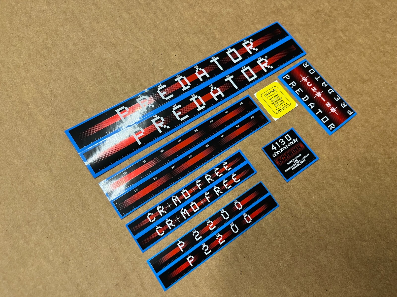 ON SALE! Schwinn Approved Predator BMX P2200 Bicycle Bike Blue Decal ...