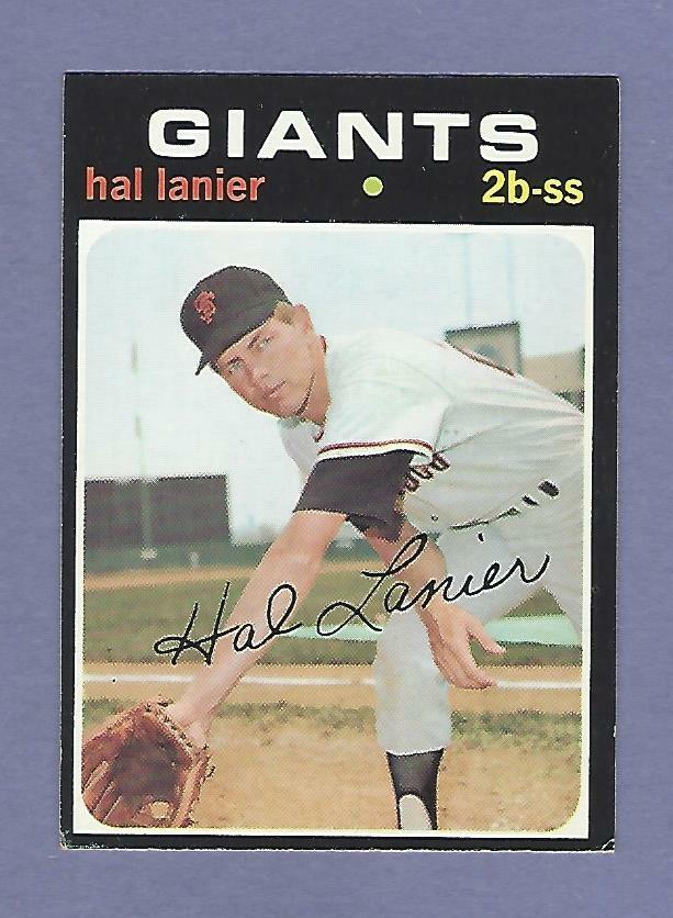 1971 Topps - #181 Hal Lanier - San Francisco Giants - ExMt | eBay
