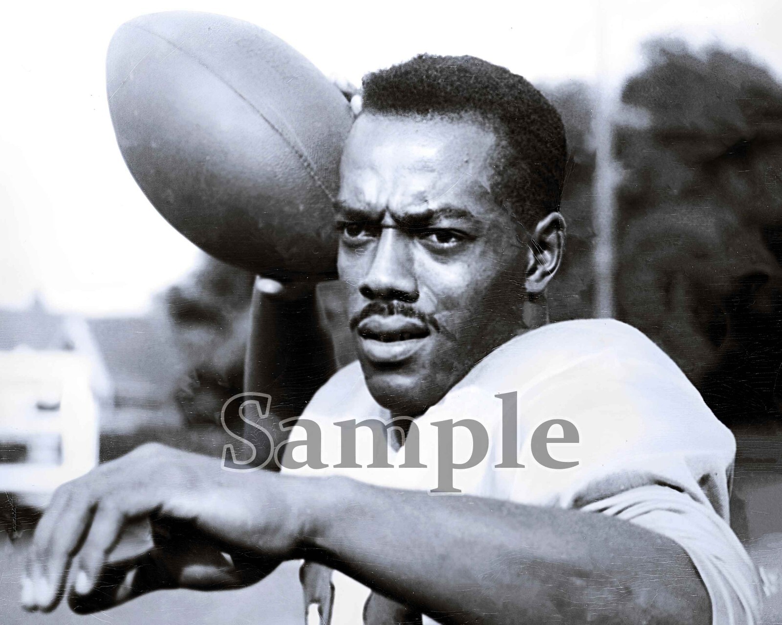 CFL 1950's Bernie Custis Hamilton Tiger Cats Black & White 8 X 10 Photo ...