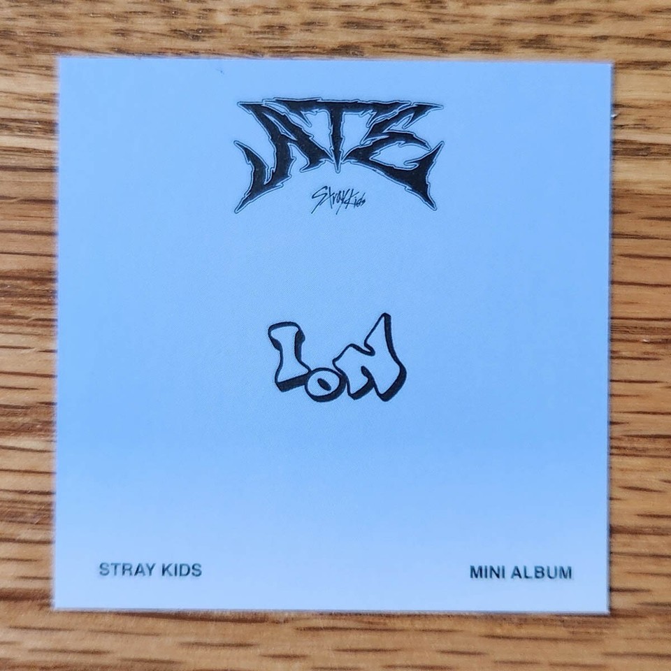 I.N Official Mini Lip Card Stray Kids ATE Accordion Version Genuine ...
