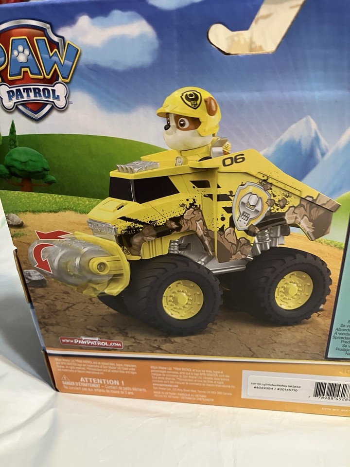 PAW PATROL RUBBLE RESCUE WHEELS VEHICLE | eBay