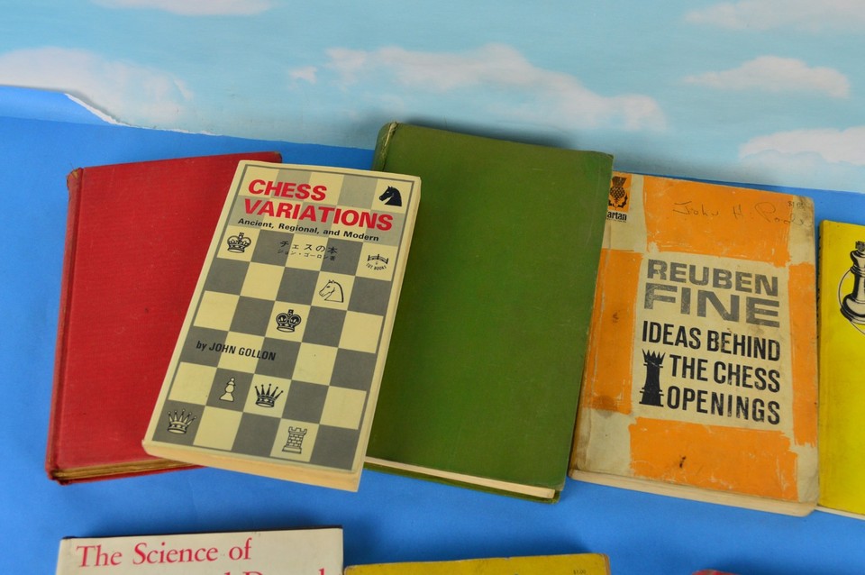 Lot of 11 Chess and Checkers books Beginner to Advanced Rueben Fine ...