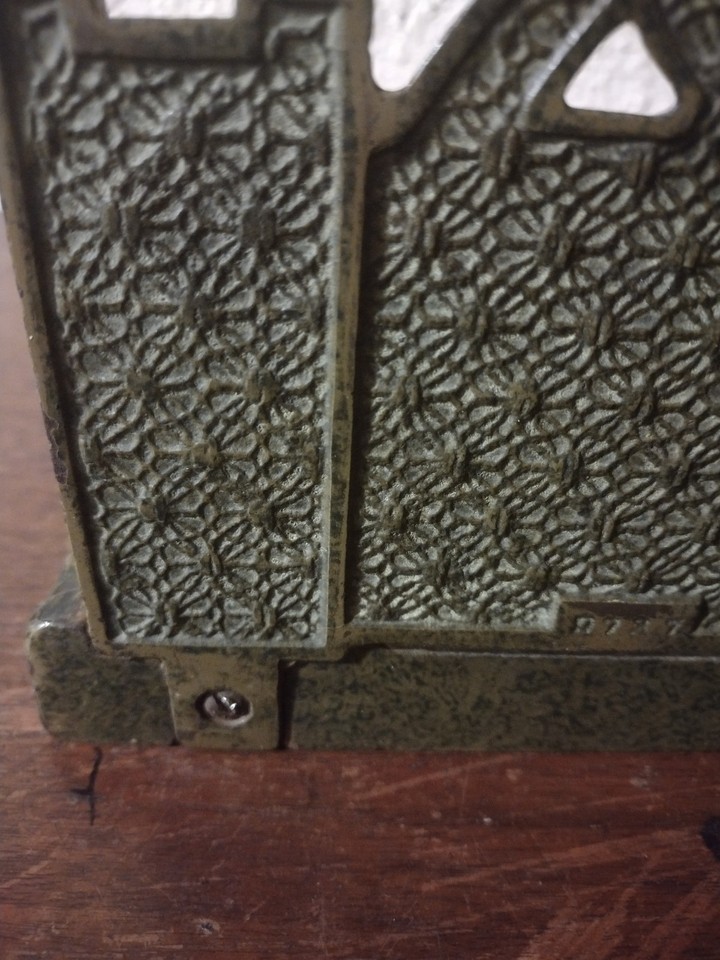 1920s Judd Cast Iron Gothic Mission Gate Bookend/Doorstop Heavy Antique ...