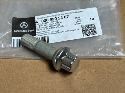 Mercedes-Benz Genuine Wheel Lug Bolt (14 X 19 X 1.5 mm) Serrated Head ...