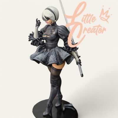 Hand-Painted Resin Figure - Different Sizes - 2B (Nier: Automata ...