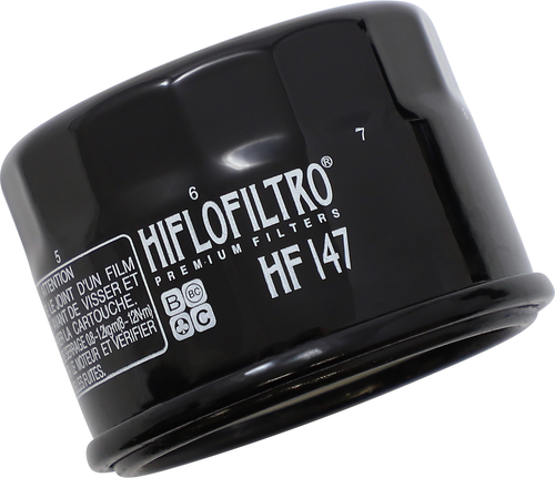 HIFLO HF147 OIL FILTER SPIN-ON PAPER GLOSSY BLACK YAMAHA XVS 1300 A V ...