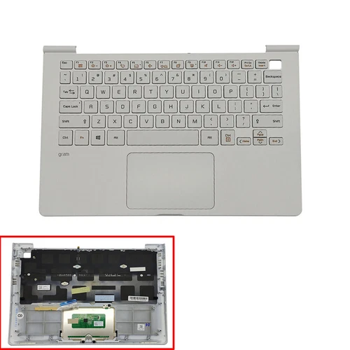 For LG Gram 13Z980 13ZD980 Palmrest TOUCHPAD Keyboard Top Case ...