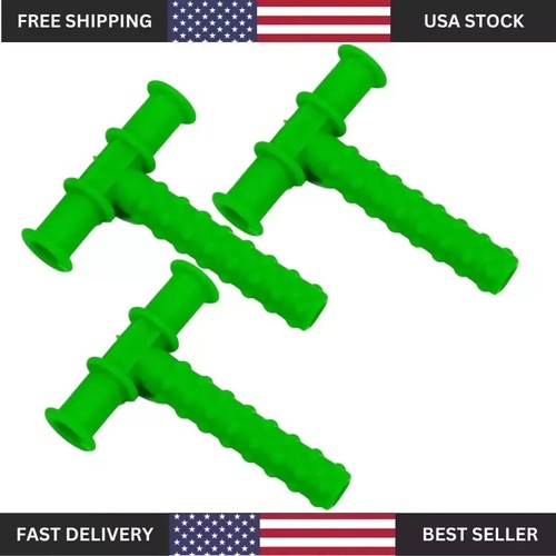 3x Chewy Tube - Green Knobby -ASD Autism ADHD SEN Sensory Chew for ...