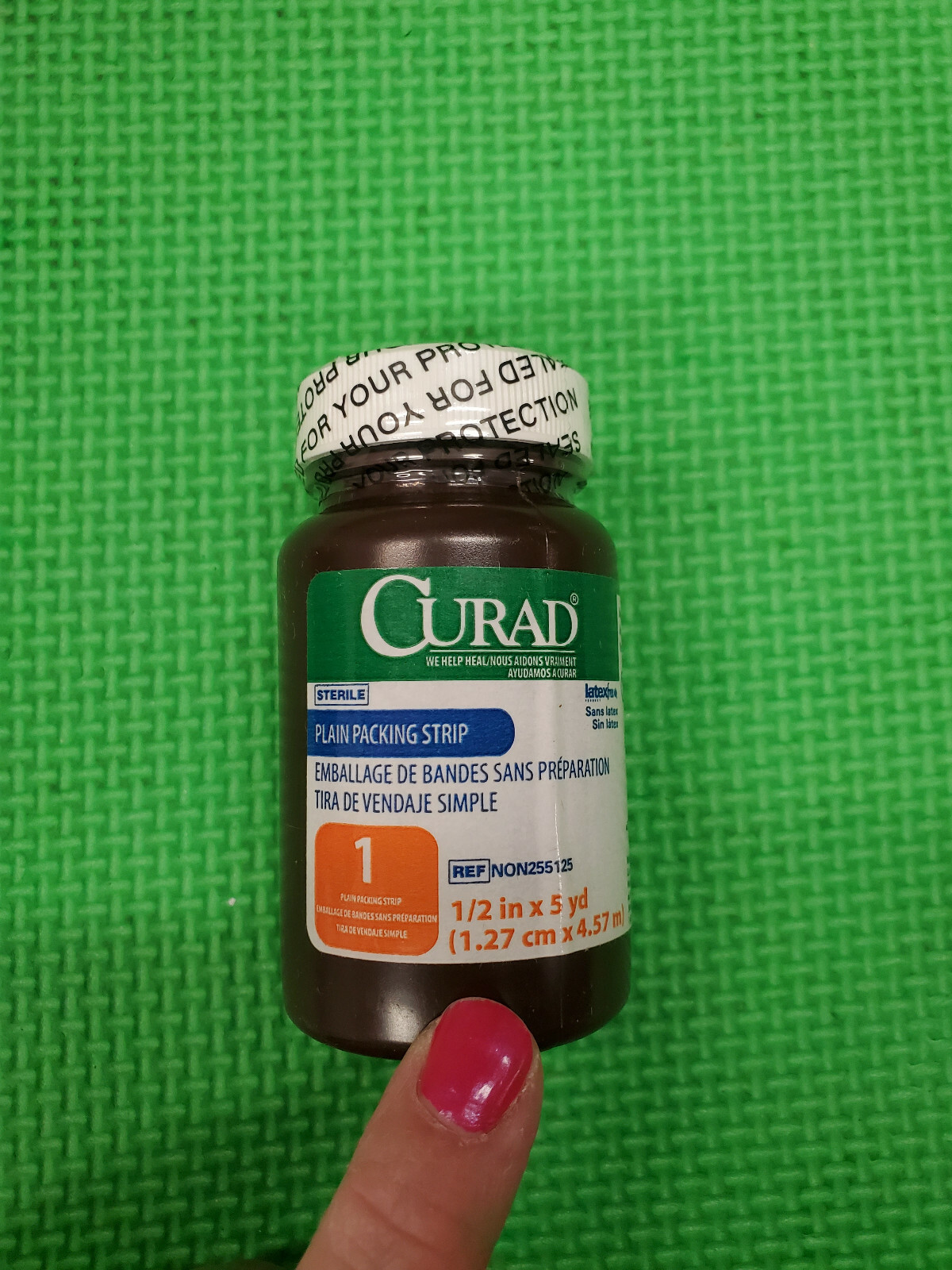 **12 PACK** CURAD Plain Packing Strip 1/4"x5 yd | eBay