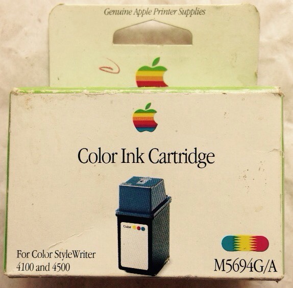 (1) APPLE M5694G/A PRINTER CARTRIDGE, COLOR STYLEWRITER 4100 4500, NOS ...