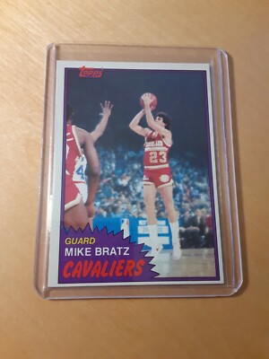 1981/82 Topps #71 Mid West MIKE BRATZ Cleveland Cavaliers Basketball ...