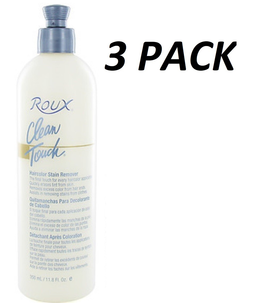 Roux Clean Touch Hair Color Stain Remover, 11.8 oz (3 Pack) | eBay