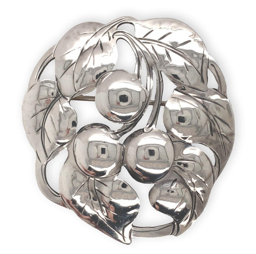 Sterling Kalo Round Cherries Pin Jewelry Handwrought by Bjarne Axness ...