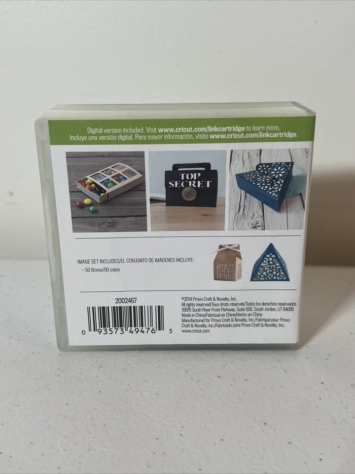 CRICUT Cartridge & Book - FANCY BOXES 3D Gifts - Make 50 Unique ...