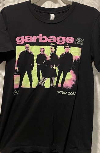 Garbage Rock Band Concert T Shirt Tour Tee Black Size Medium | eBay