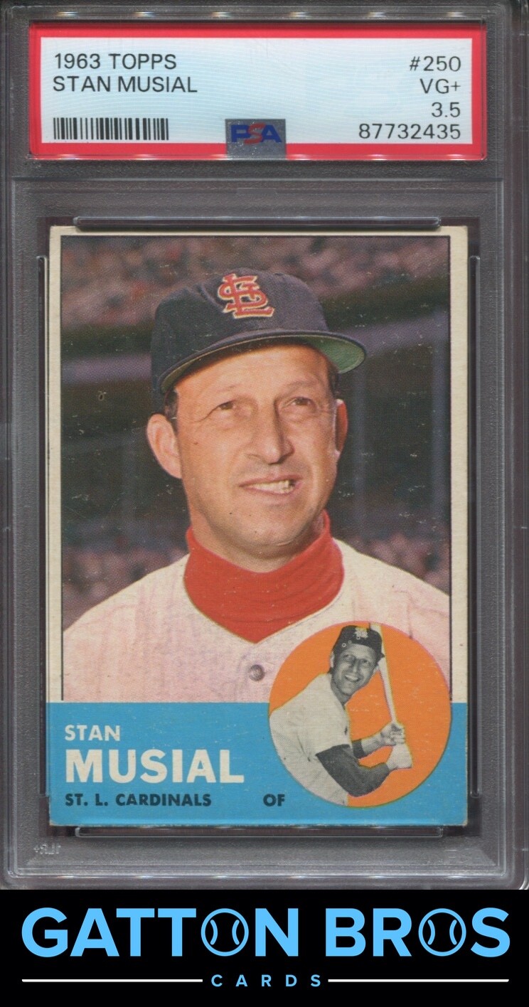 1963 Topps Stan Musial #250 PSA 3.5 VG+ | eBay