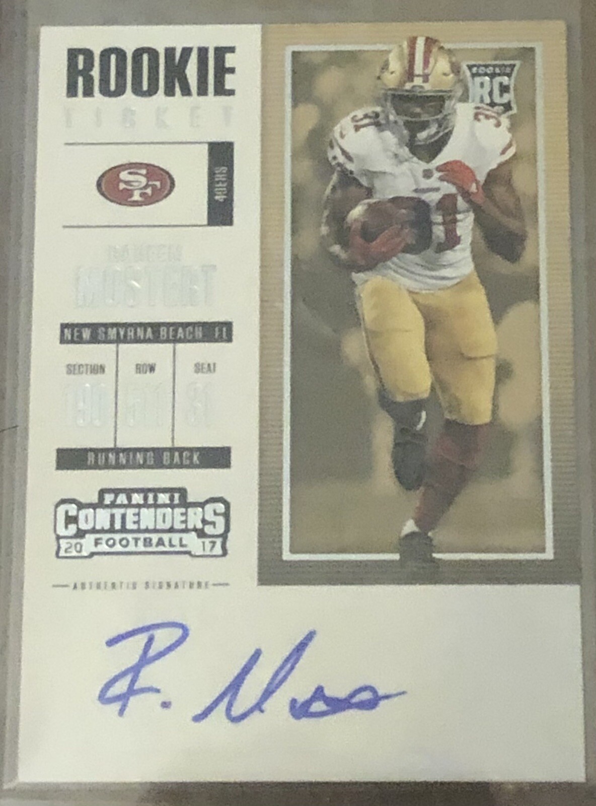 Raheem Mostert Contenders Variation *SP* Rookie Auto/Autograph RC ...