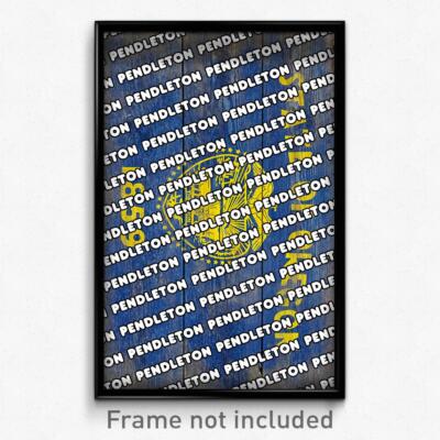 Pendleton Oregon Poster (OR City Souvenir 11x17 Town Print) | eBay