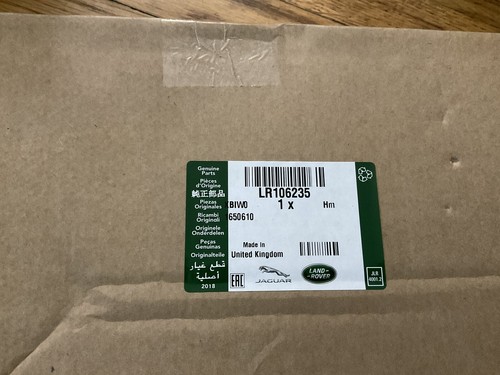 RANGE ROVER SPORT L494 FRONT RIGHT PASSANGER FENDER GRILLE INSERT ...