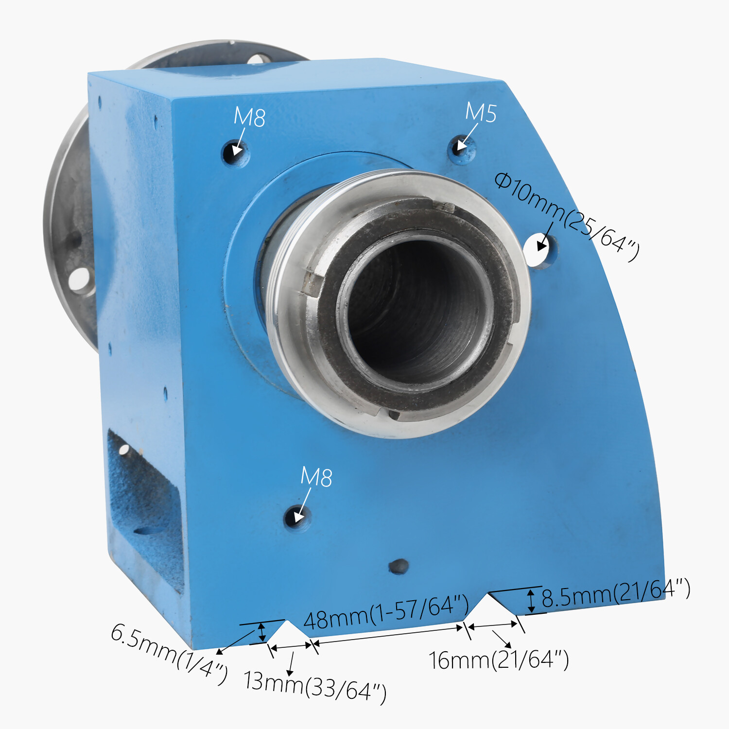 Lathe Spindle Box Headstock Assembly 38mm Spindle Through Hole Taper ...
