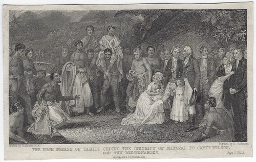 1831 R. Smirke Capt James Wilson Missionary Tahiti King Queen Otaheite ...