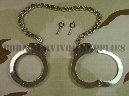 HEAVY DUTY LEG IRONS LEGCUFFS ANKLE HANDCUFFS Shackles Double Locking ...