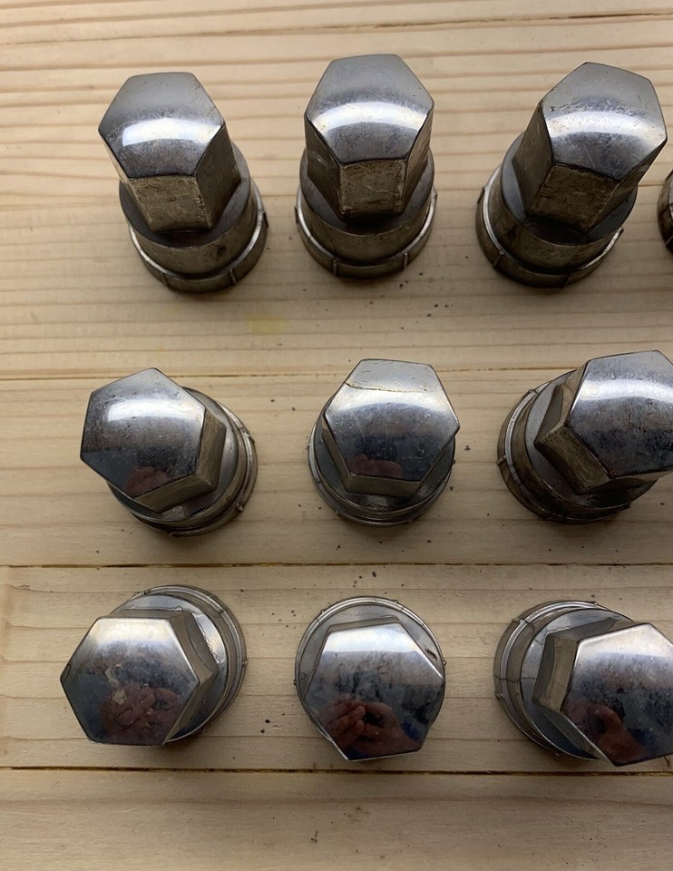 Plastic Hub Cap Bolt Covers. Okay conditioned. 17 total | eBay