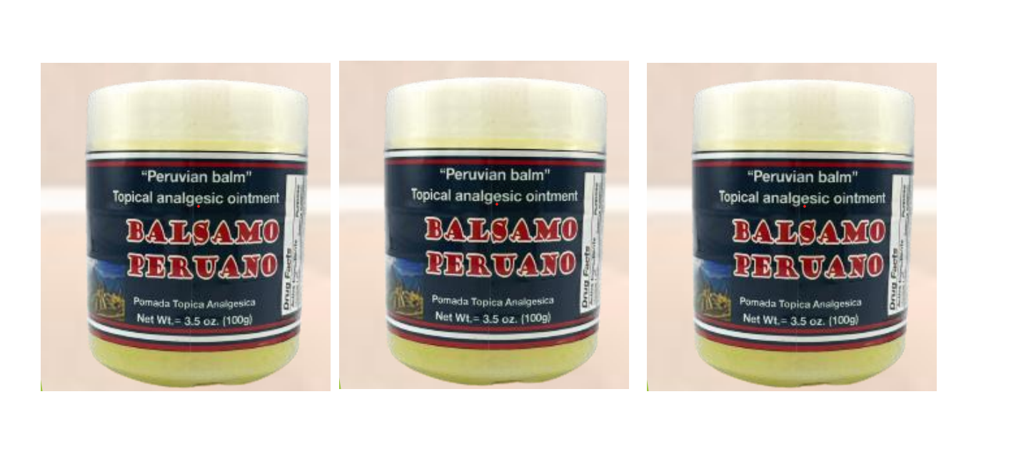 3 ANAHUAC POMADA BALSAMO PERUANO PERUVIAN BALM TOPICAL OINTMENT ...