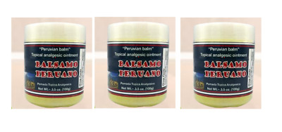 3 ANAHUAC POMADA BALSAMO PERUANO PERUVIAN BALM TOPICAL OINTMENT ...