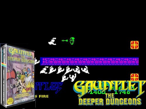 Sinclair ZX Spectrum Spiel - Gauntlet: Tiefere Verliese - US Gold ...