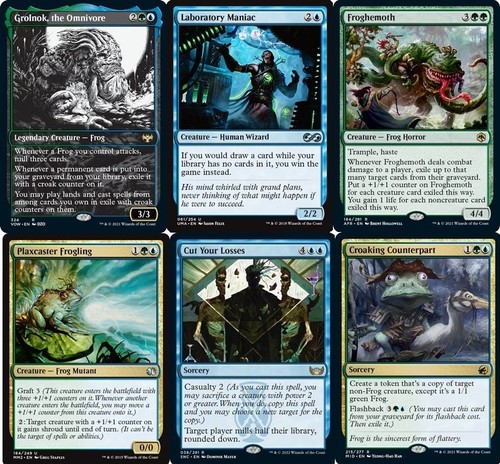 Frog Tribal Commander EDH Deck - Grolnok, the Omnivore Mill MTG Magic ...