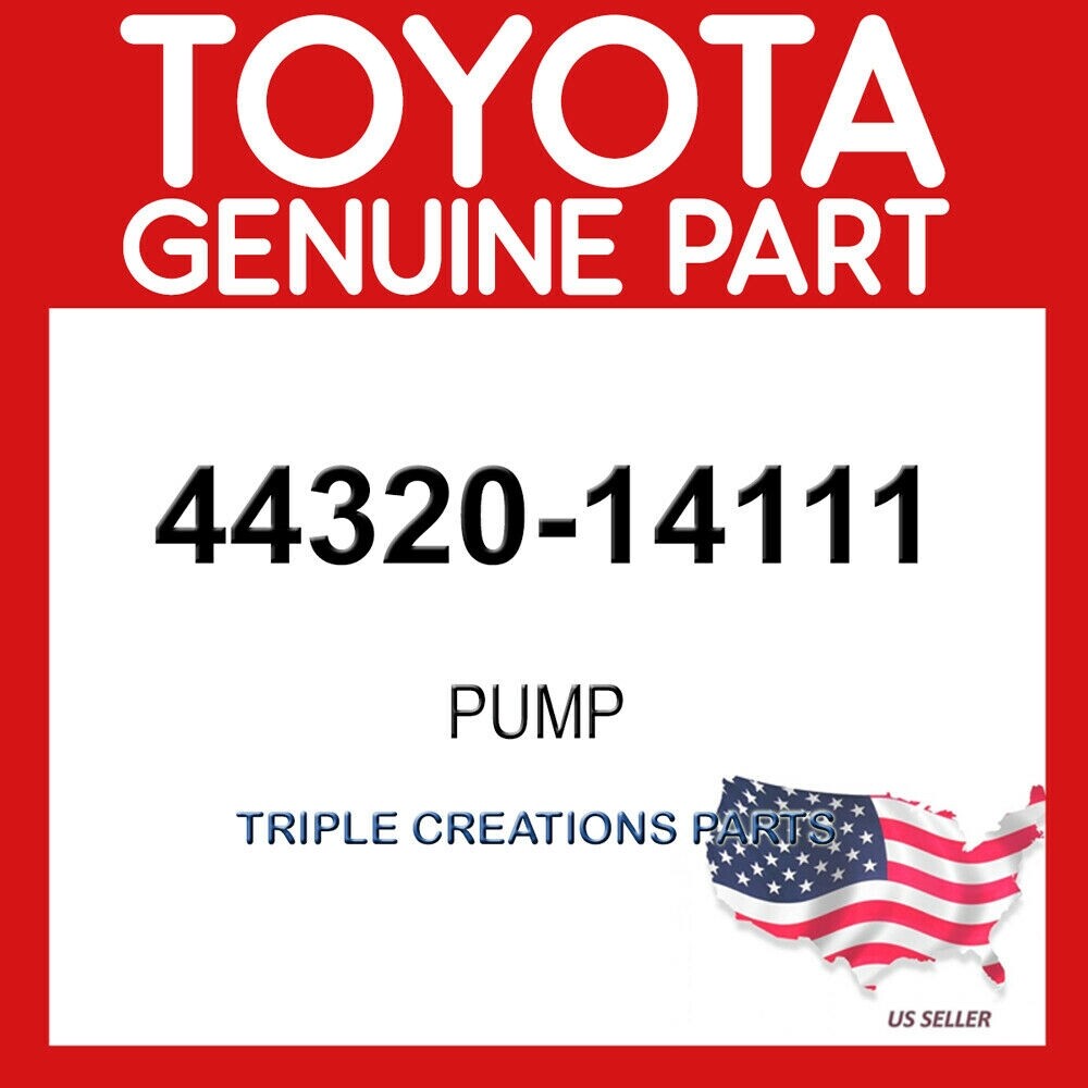 TOYOTA GENUINE 4432014111 PUMP ASSY, VANE 44320-14111 | eBay