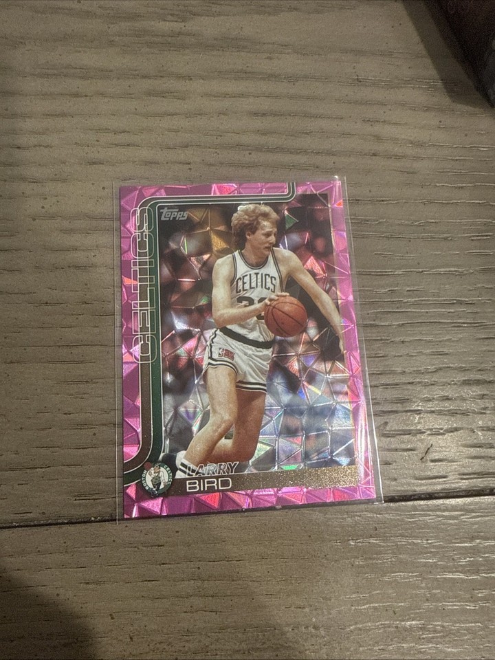 2025 Topps Larry Bird #257 Pink Diamante Boston Celtics | eBay