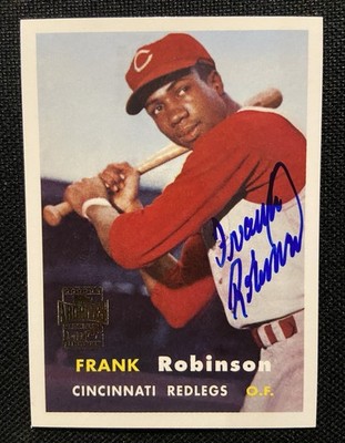 2001 Topps Archives FRANK ROBINSON RC AUTO Rookie Reprint Autograph SP ...