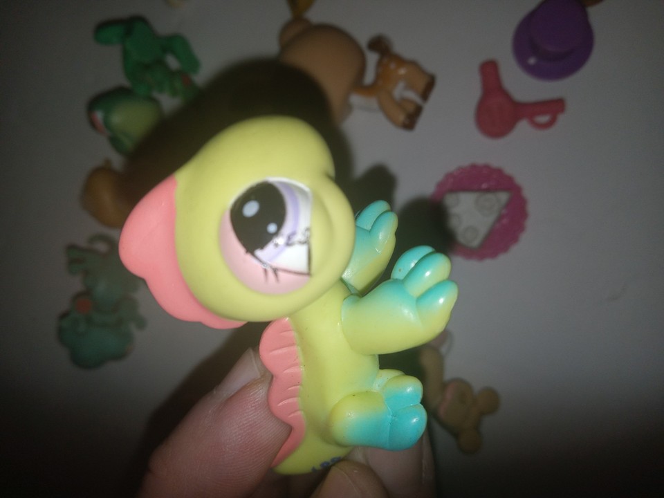 Authentic Littlest Pet Shop Lot LPS Rare Deer 634 Postcard Monkey ...