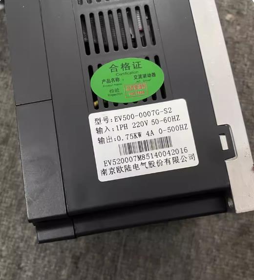 1pc used European inverter EV500-0007G-S2 0.75KW 220V | eBay