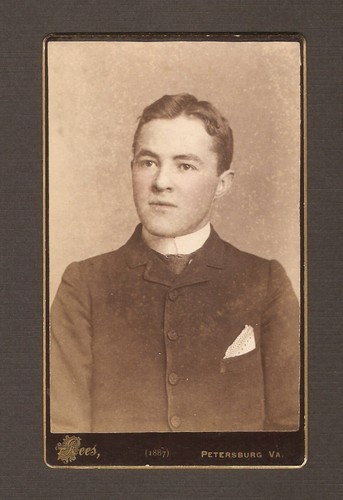 Charles R. Rees Civil War Photographer Antique CDV Man Photo Petersburg ...