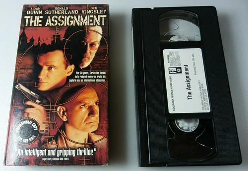 THE ASSIGNMENT VHS PROMO SCREENER Aidan Quinn Donald Sutherland Ben ...