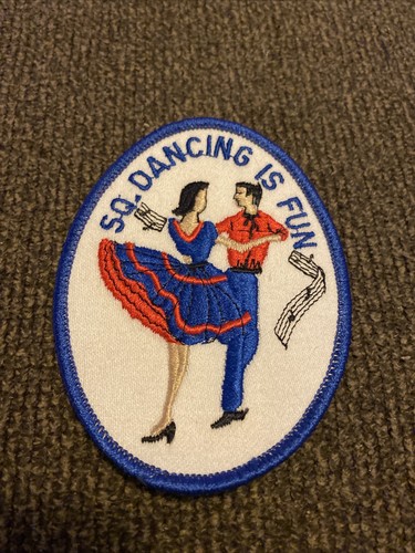 VTG SQUARE DANCING IS FUN Iron On Patch | eBay