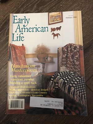 VINTAGE 1982 EARLY AMERICAN LIFE Decorating Crafts Cooking Antique ...