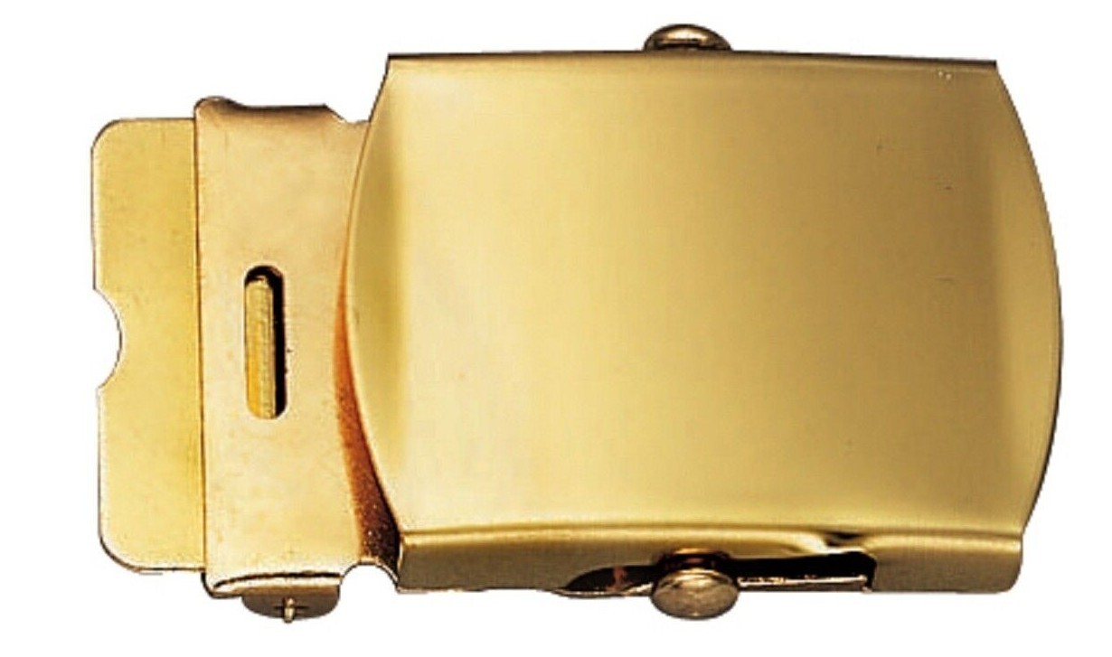 Belt Buckle - Chrome, Brass, Black, Vintage Brass or Open Face Belt ...