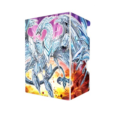 Neo Blue-Eyes Dragon Deck Box - Holds 100 Double Sleeved Cards & Dice ...