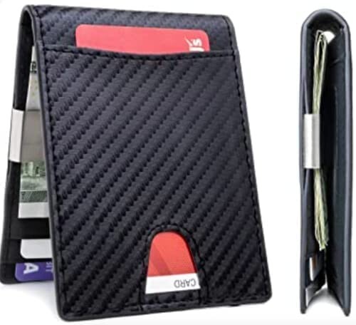 Vegan & Eco-Friendly Wallet Men with Money Clip Executive & Slim Classy ...