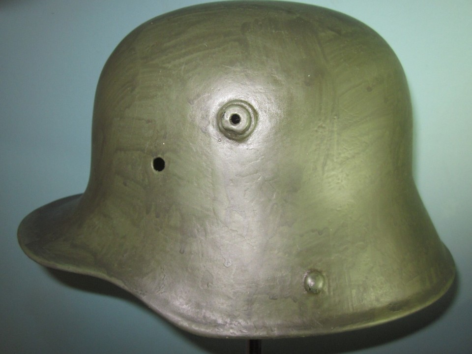 German M16/17 helmet 66cm WW1 casque Stahlhelm casco elmo 盔 poilu 1GM ...