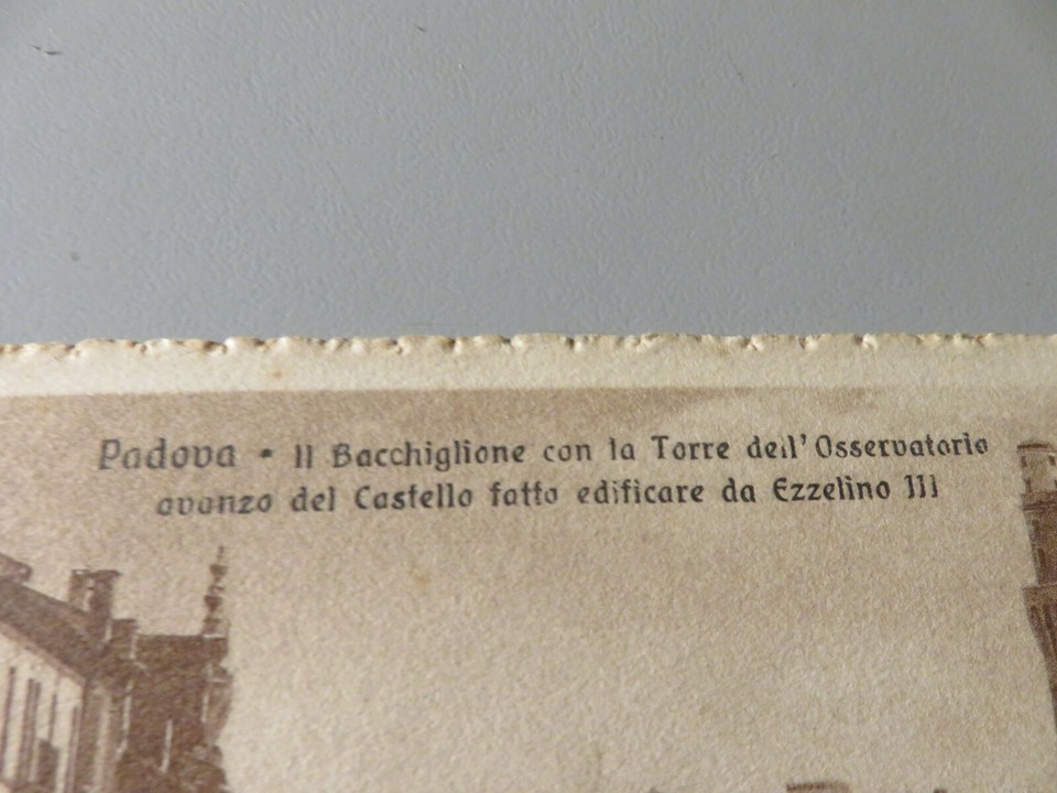 CP Postcard Era PADOVA Il Bacchiglione Written Never Shipped Early ...