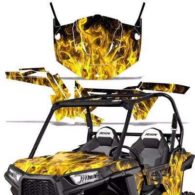 UTV Graphics SxS Decals Stickers For Polaris RZR 900 TRAIL 2DR 15-20 ...